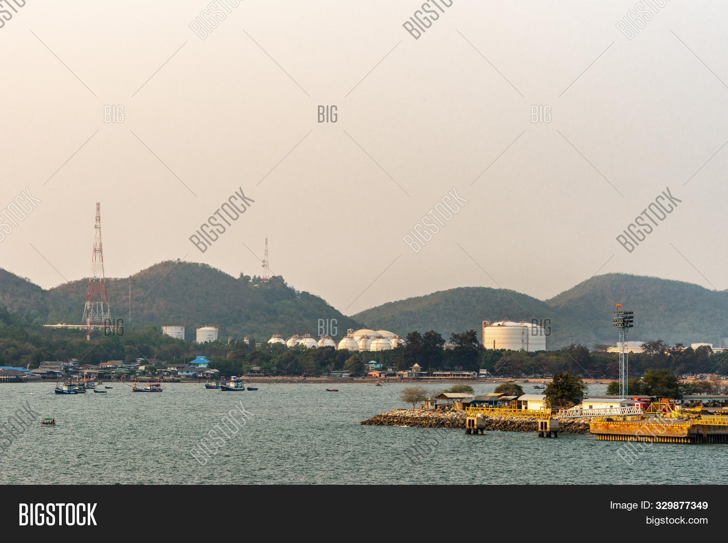 Laem Chabang Seaport, Image & Photo (Free Trial) | Bigstock