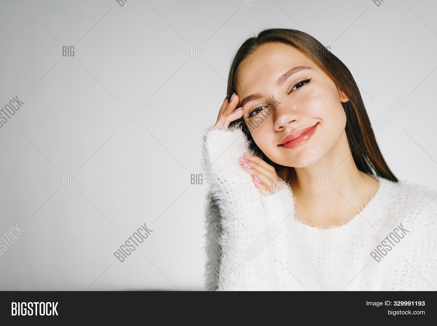 Girl Gently Smiles Image & Photo (Free Trial) | Bigstock