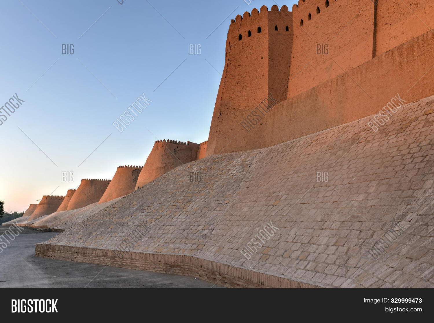 Khiva City Wall Image & Photo (Free Trial) | Bigstock