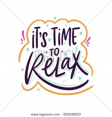 Time Relax. Hand Vector & Photo (Free Trial) | Bigstock
