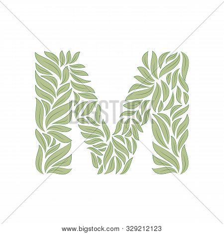 Ornamental Letter M Vector & Photo (Free Trial) | Bigstock