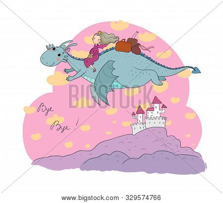Princess Flying On Vector & Photo (Free Trial) | Bigstock