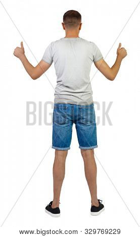 Back View Man Shorts Image & Photo (Free Trial) | Bigstock
