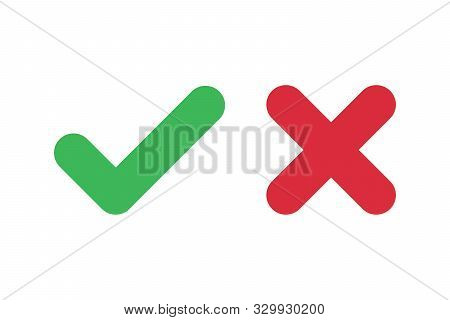 Checkmark X Symbols Vector & Photo (Free Trial) | Bigstock