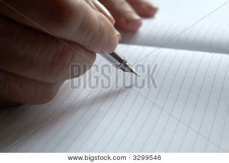 Old Hands Ink Pen Image & Photo (Free Trial) | Bigstock