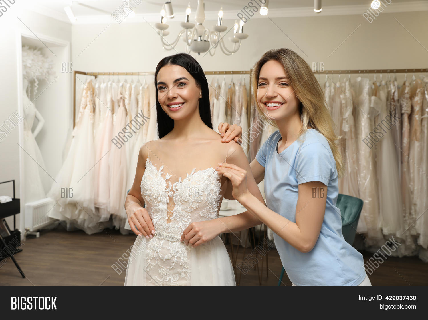 Woman Helping Bride Image & Photo (Free Trial) | Bigstock
