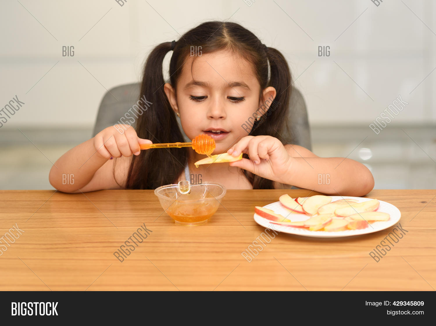 Little Girl Eating Image & Photo (Free Trial) | Bigstock