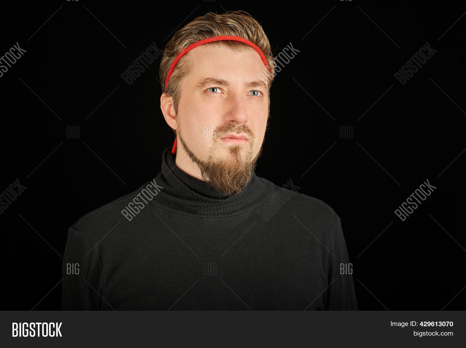 Funny Bearded Man Red Image & Photo (Free Trial) | Bigstock