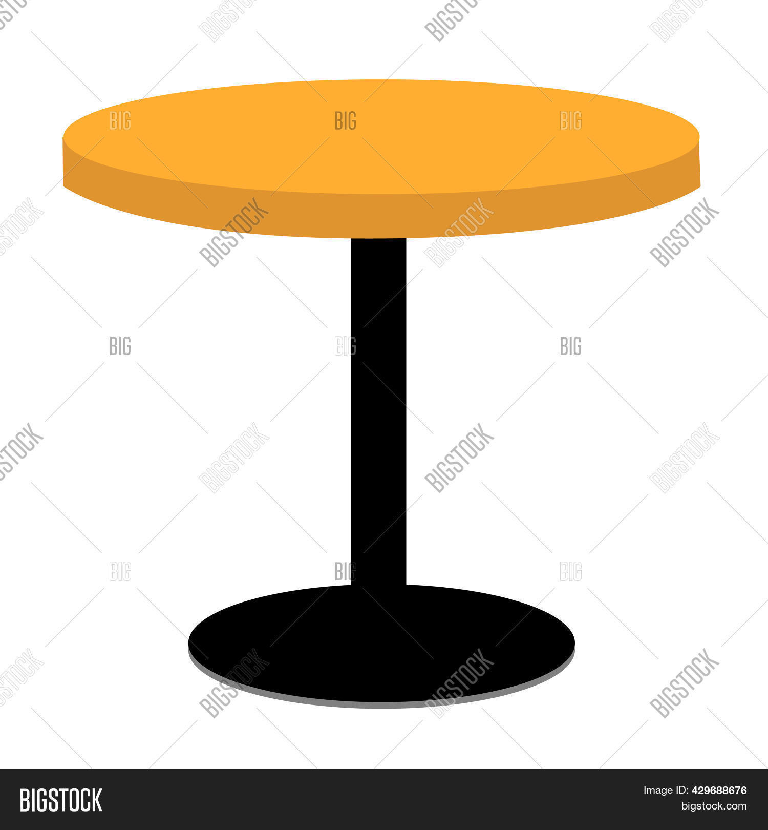 Round Table Icon On Image & Photo (Free Trial) | Bigstock
