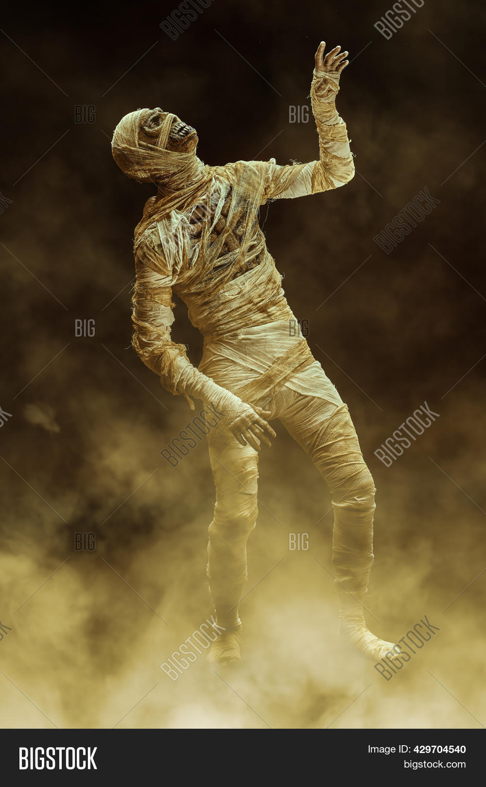 Scary Evil Mummy Looks Image & Photo (Free Trial) | Bigstock