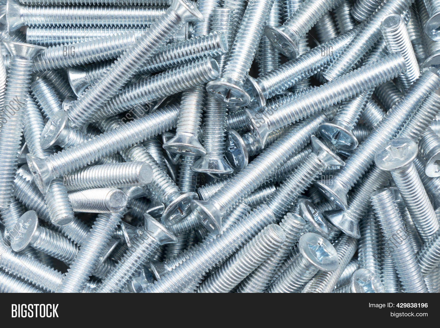 Metal Bolts Row Image & Photo (Free Trial) | Bigstock