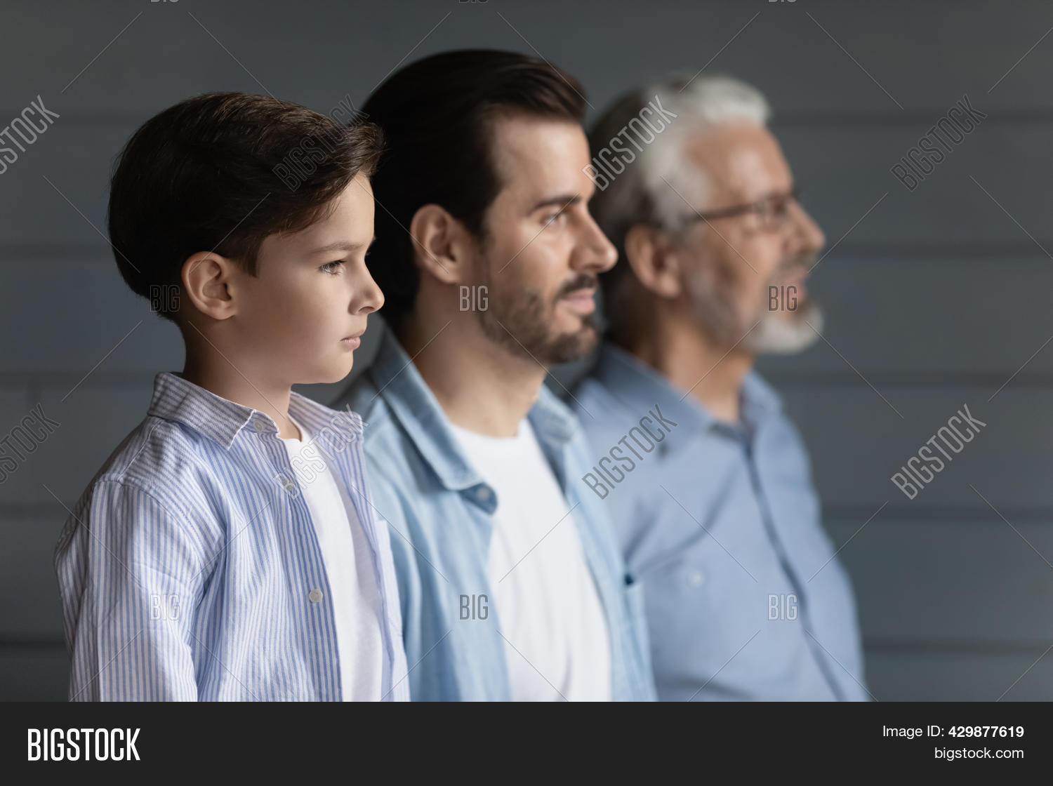 Three Generations Men Image & Photo (Free Trial) | Bigstock
