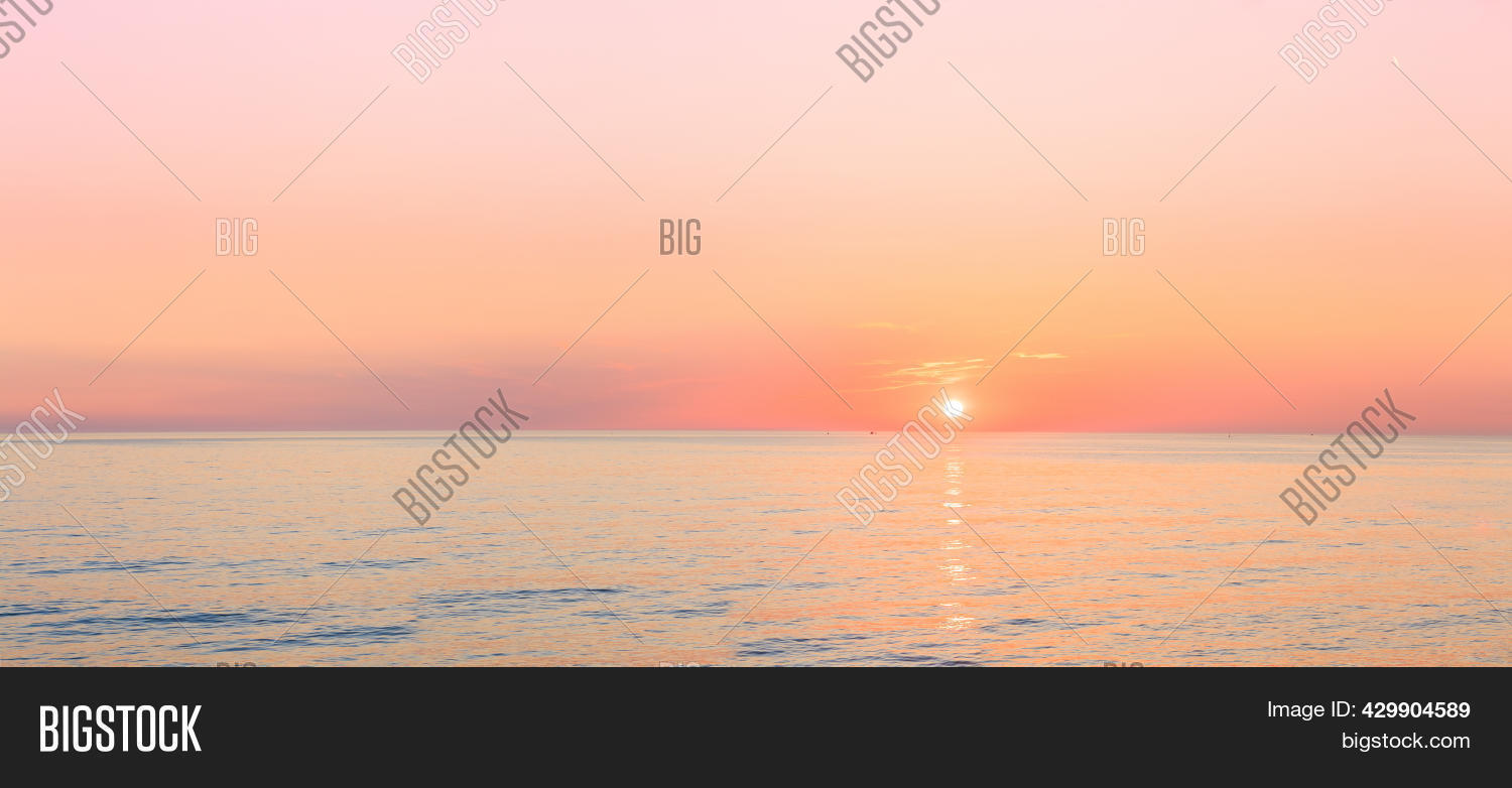 Sun Rising On Horizon Image & Photo (Free Trial) | Bigstock