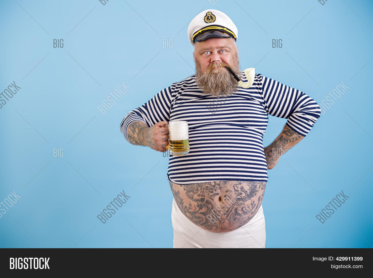 Dashing Fat Sailor Image & Photo (Free Trial) | Bigstock
