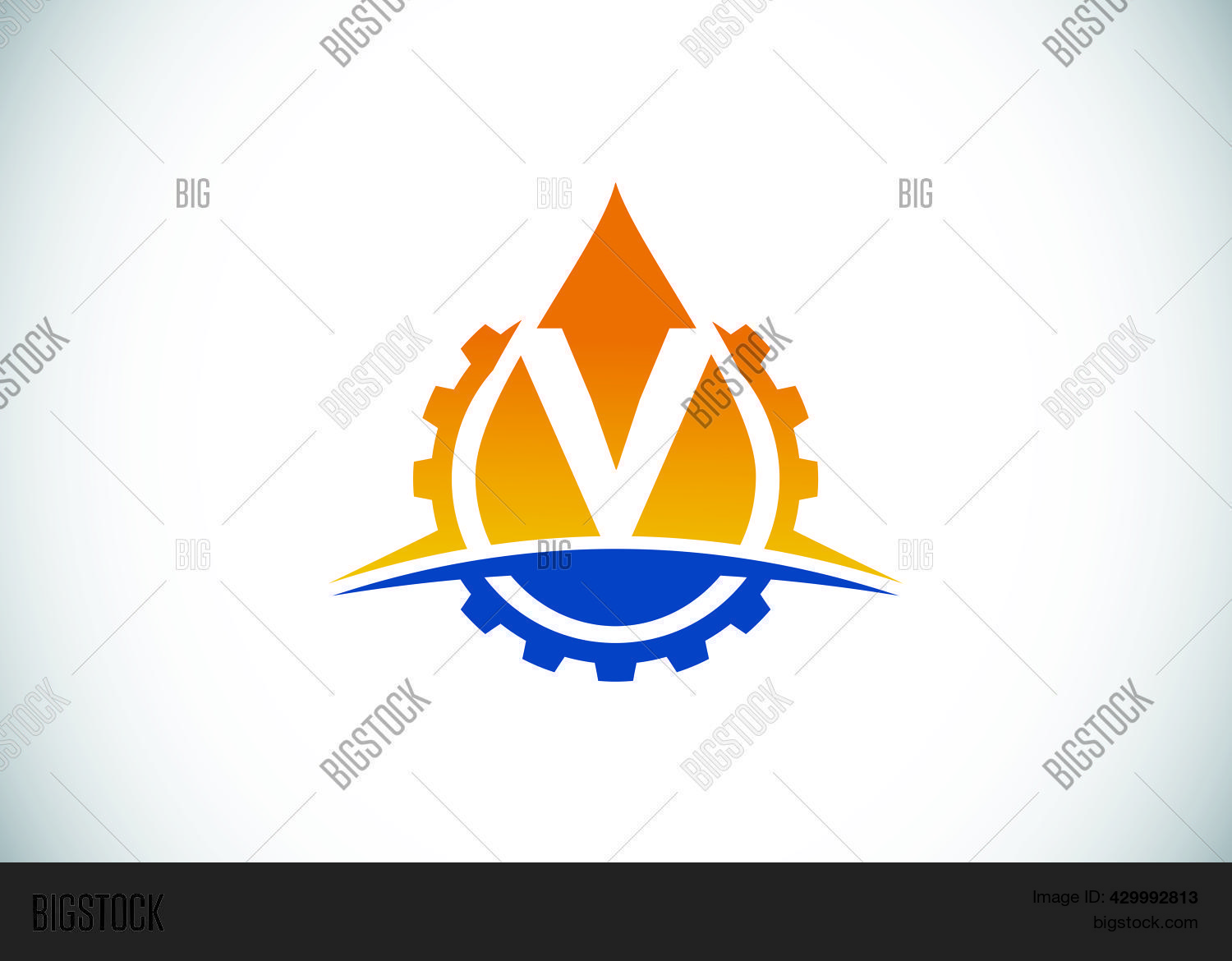 Initial V Monogram Vector & Photo (Free Trial) | Bigstock
