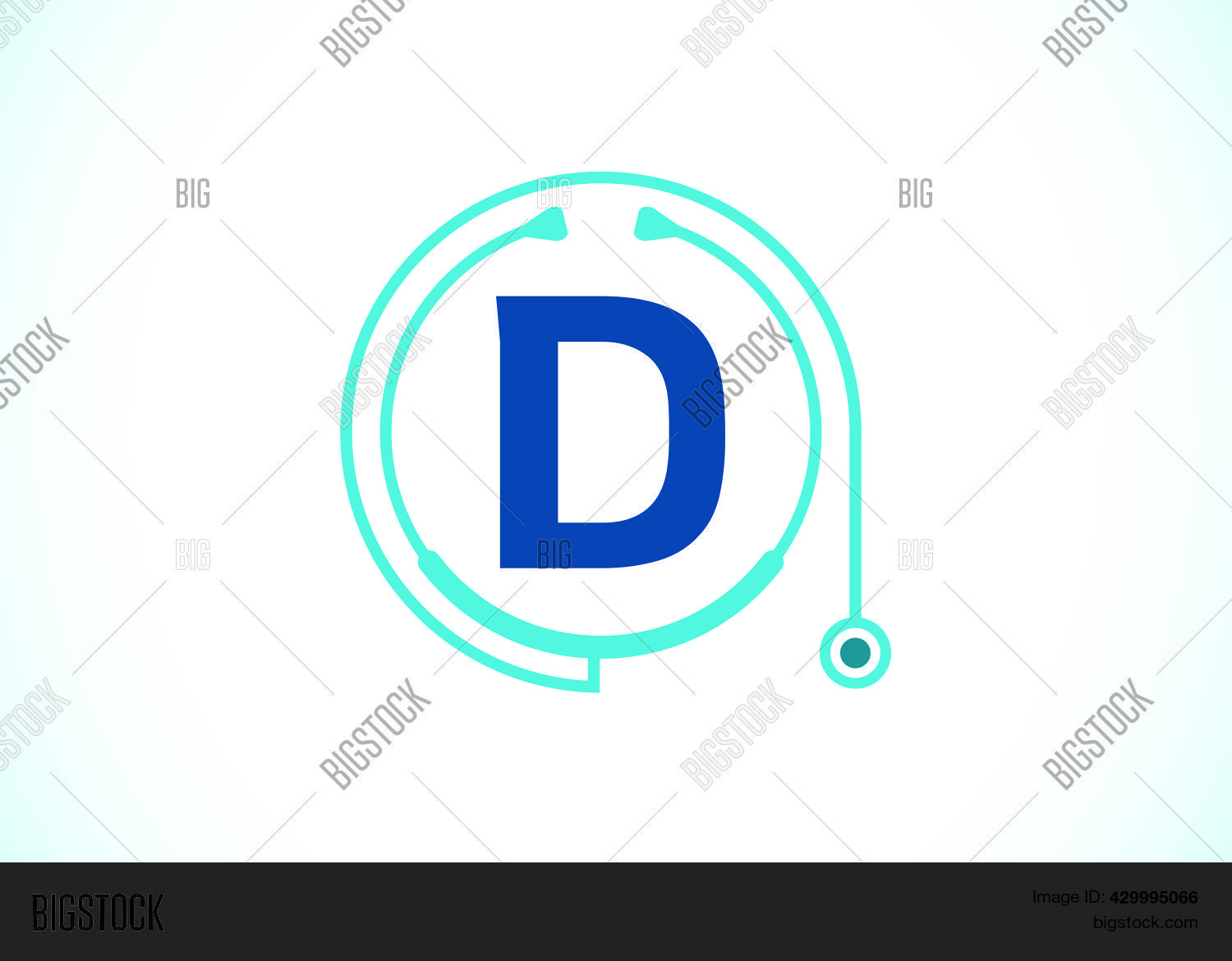 Initial D Monogram Vector & Photo (Free Trial) | Bigstock