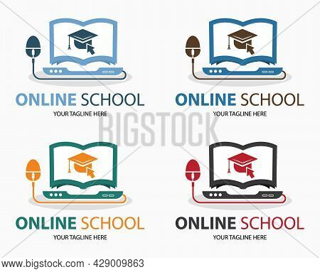 Online School Logo. Vector & Photo (Free Trial) | Bigstock