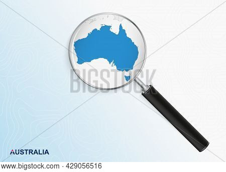 Magnifier Map Vector & Photo (Free Trial) | Bigstock