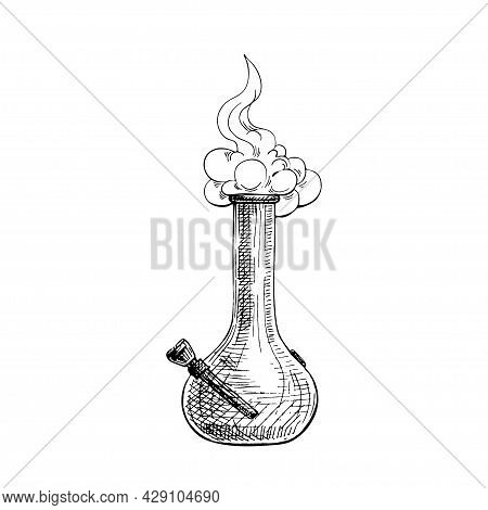 Bong Smoke. Hand Vector & Photo (Free Trial) | Bigstock