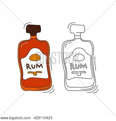 Rum On White Vector & Photo (Free Trial) | Bigstock
