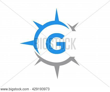 Compass Logo Design G Vector & Photo (Free Trial) | Bigstock
