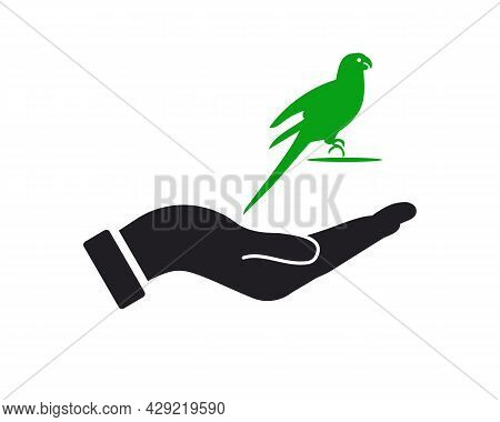 Hand Bird Logo Design Vector & Photo (Free Trial) | Bigstock