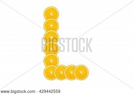 Sliced Orange Alphabet Image & Photo (Free Trial) | Bigstock
