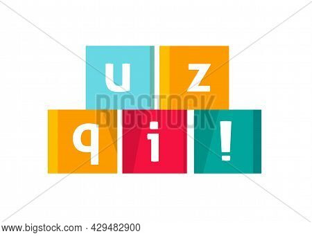 Quiz Logo Icon Vector Vector & Photo (Free Trial) | Bigstock