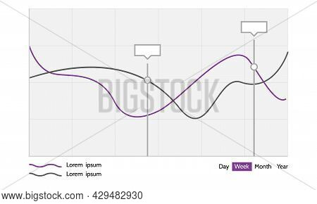Graph Line Chart Vector & Photo (Free Trial) | Bigstock