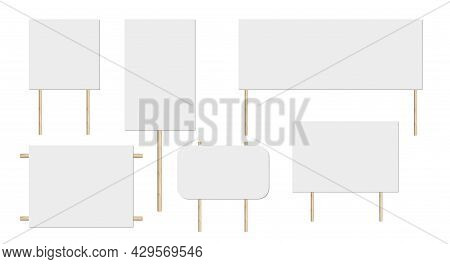 Blank Placard. Vector & Photo (Free Trial) | Bigstock