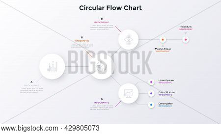 Flow Chart Round Vector & Photo (Free Trial) | Bigstock