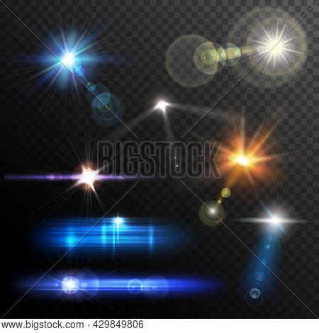 Realistic Lens Flares Vector & Photo (Free Trial) | Bigstock