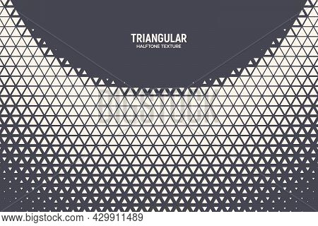 Triangular Halftone Vector & Photo (Free Trial) | Bigstock
