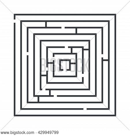 Labyrinth Vector Vector & Photo (Free Trial) | Bigstock