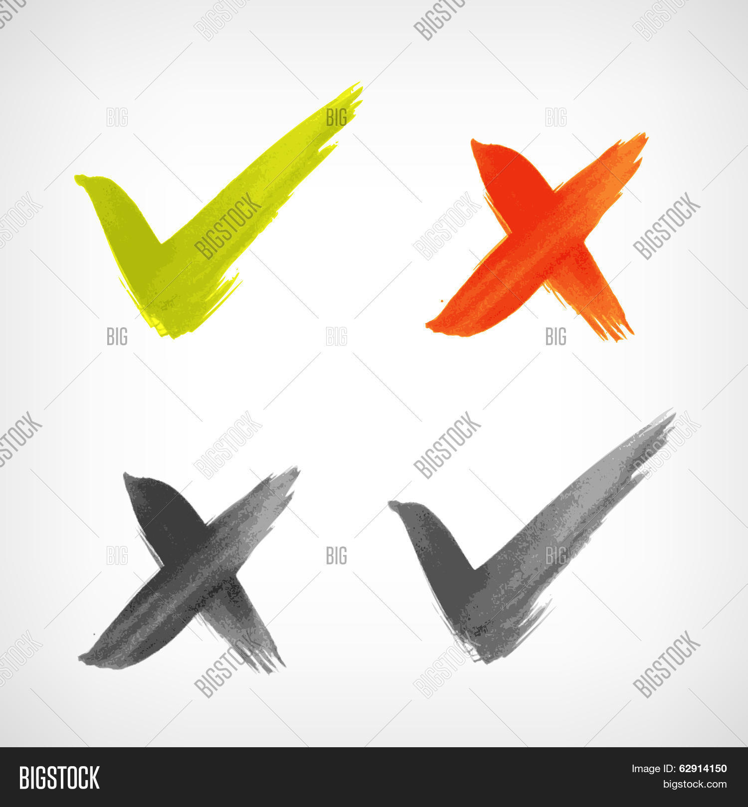 Brushed Vector Check Vector & Photo (Free Trial) | Bigstock