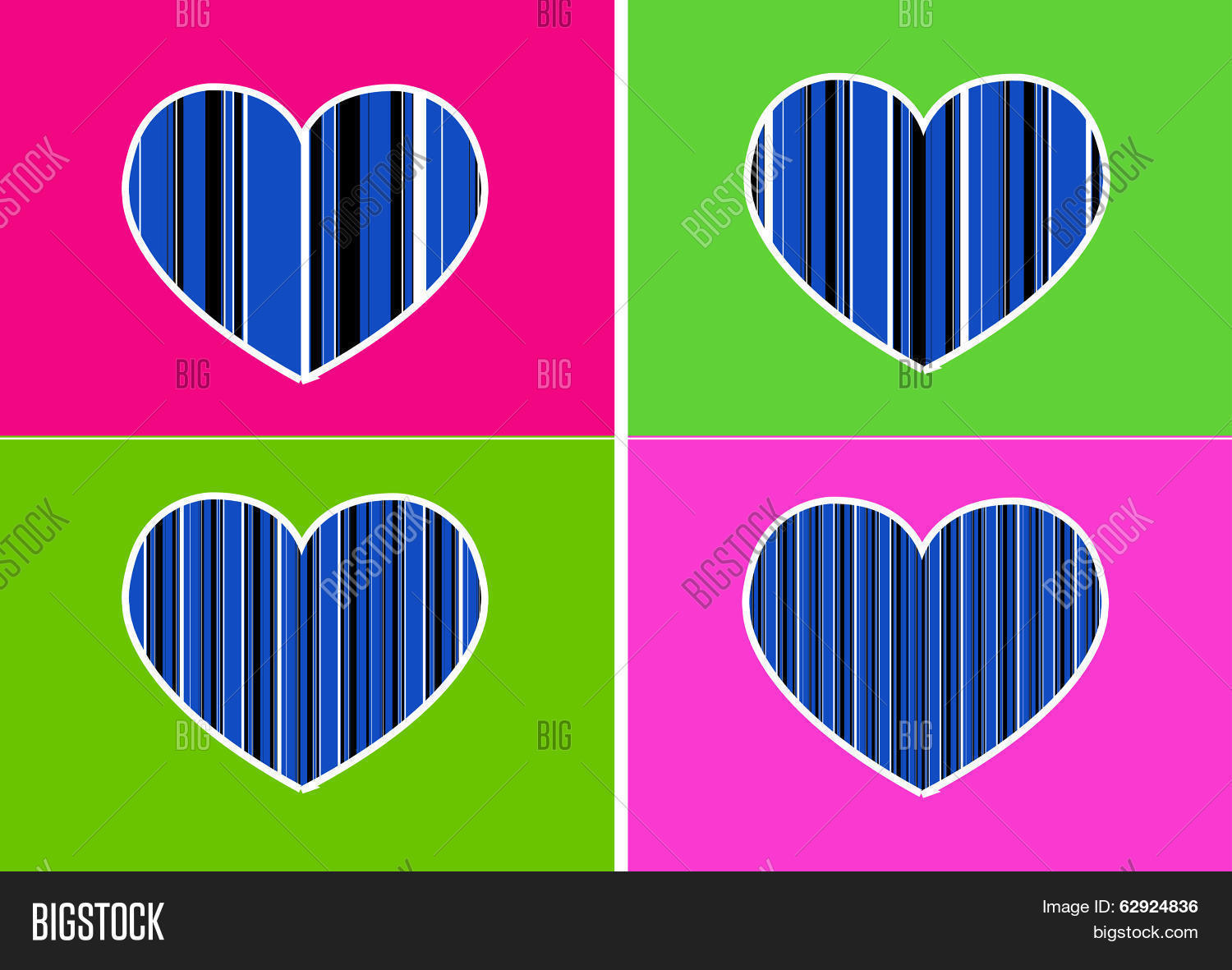 Heart Abstract Icons Vector & Photo (Free Trial) | Bigstock