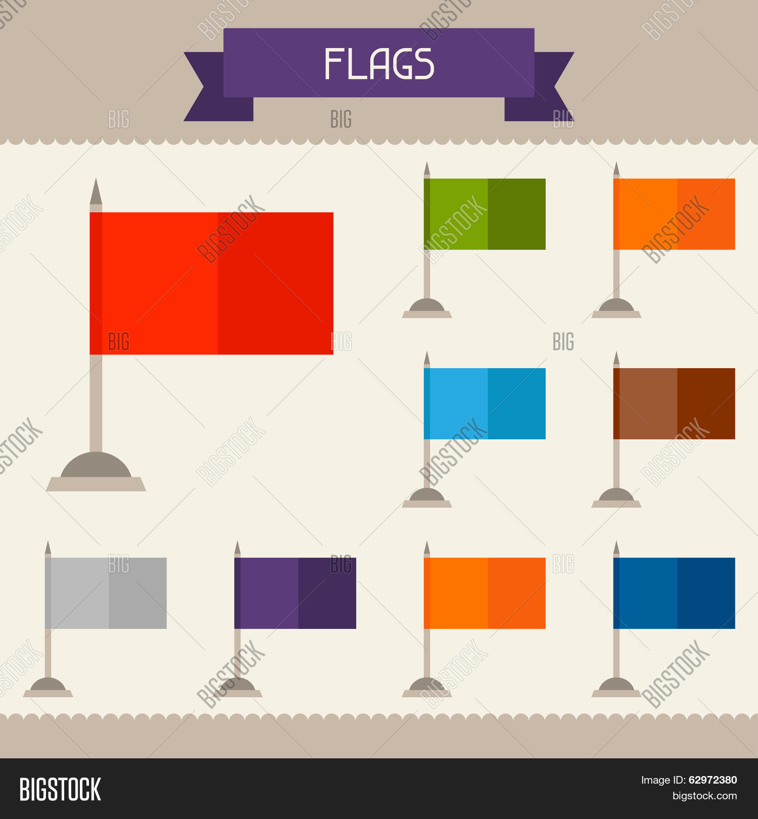 Flags Colored Vector & Photo (Free Trial) | Bigstock