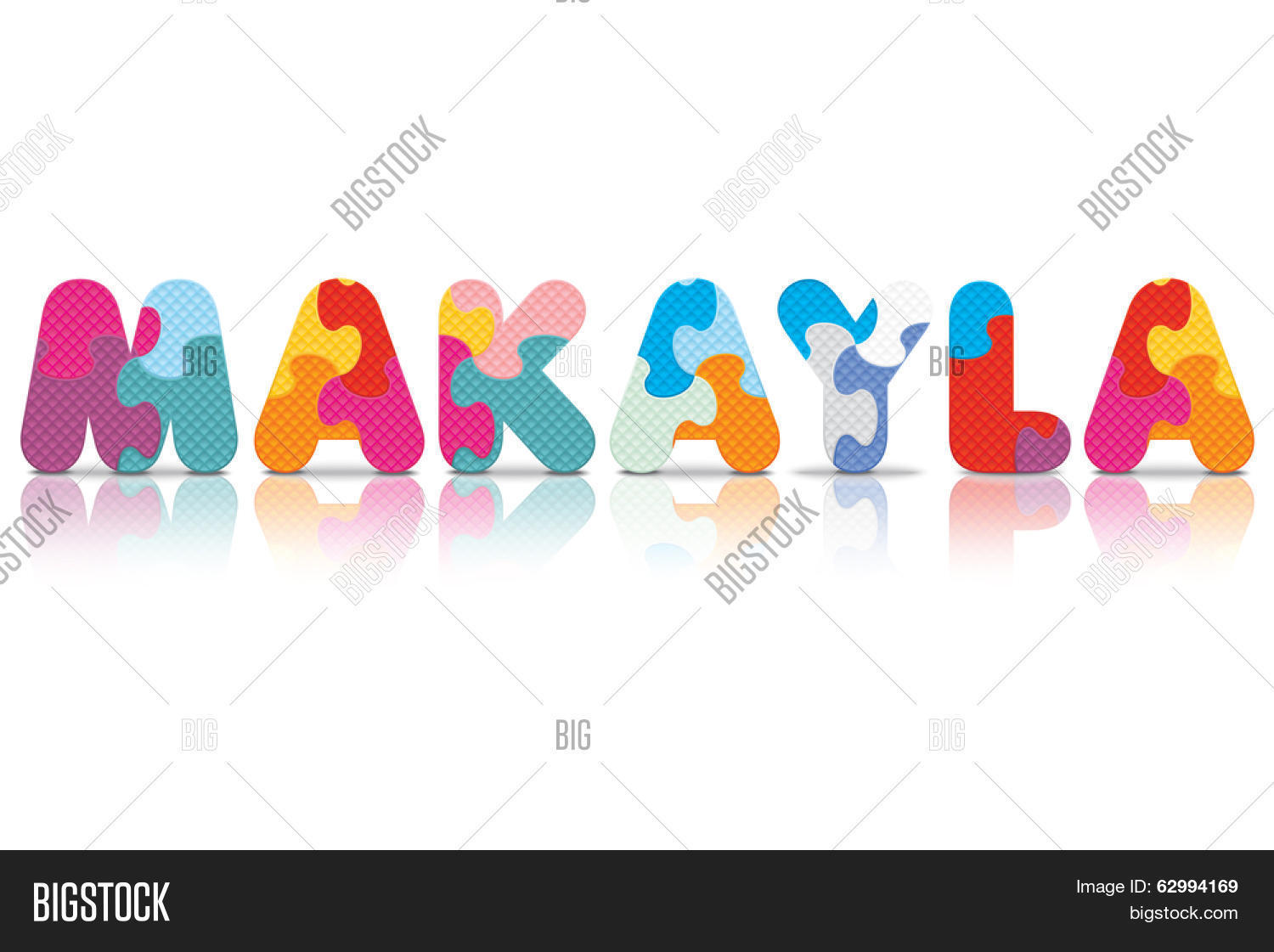 MAKAYLA Written Vector & Photo (Free Trial) | Bigstock