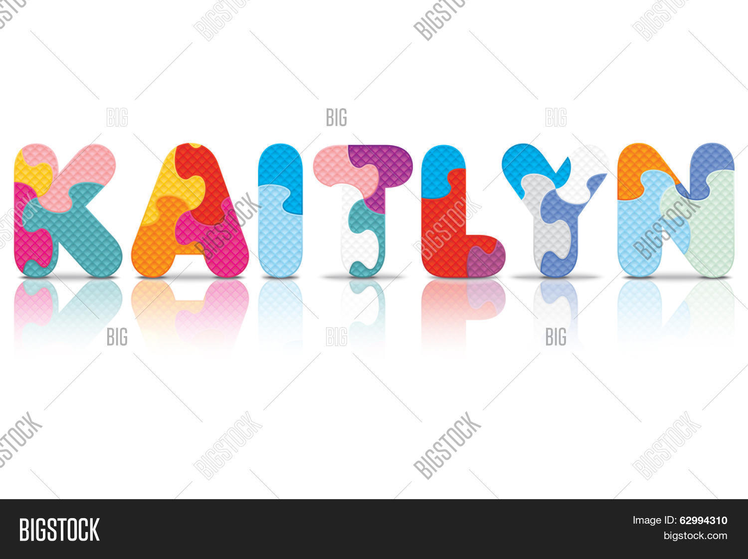 KAITLYN Written Vector & Photo (Free Trial) | Bigstock