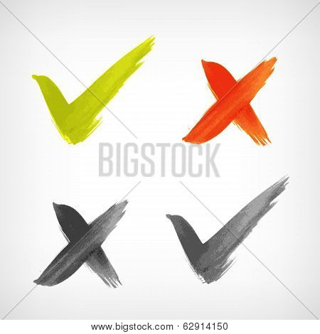 Brushed Vector Check Vector & Photo (Free Trial) | Bigstock