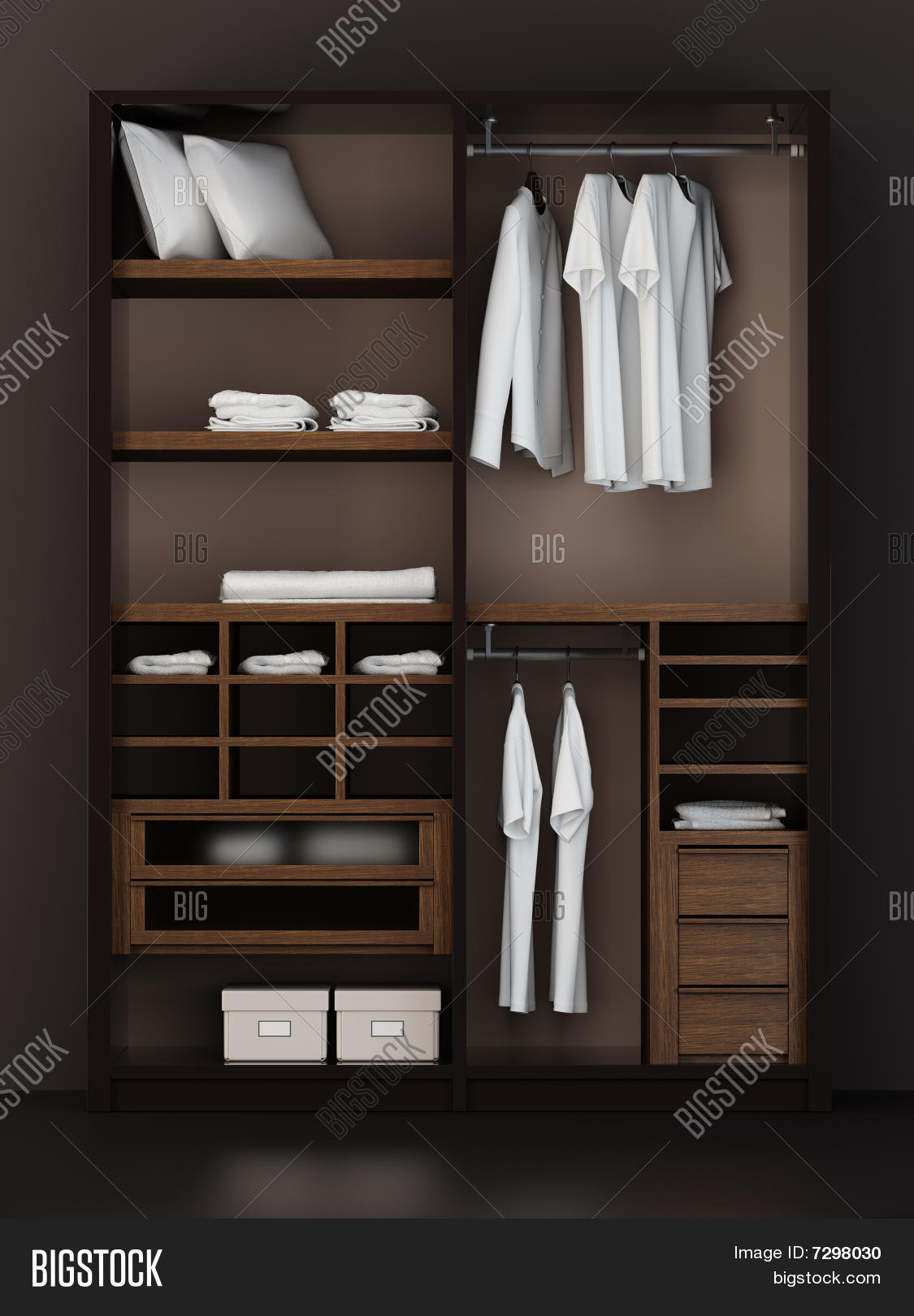 Inside Modern Closet Image & Photo (Free Trial) | Bigstock
