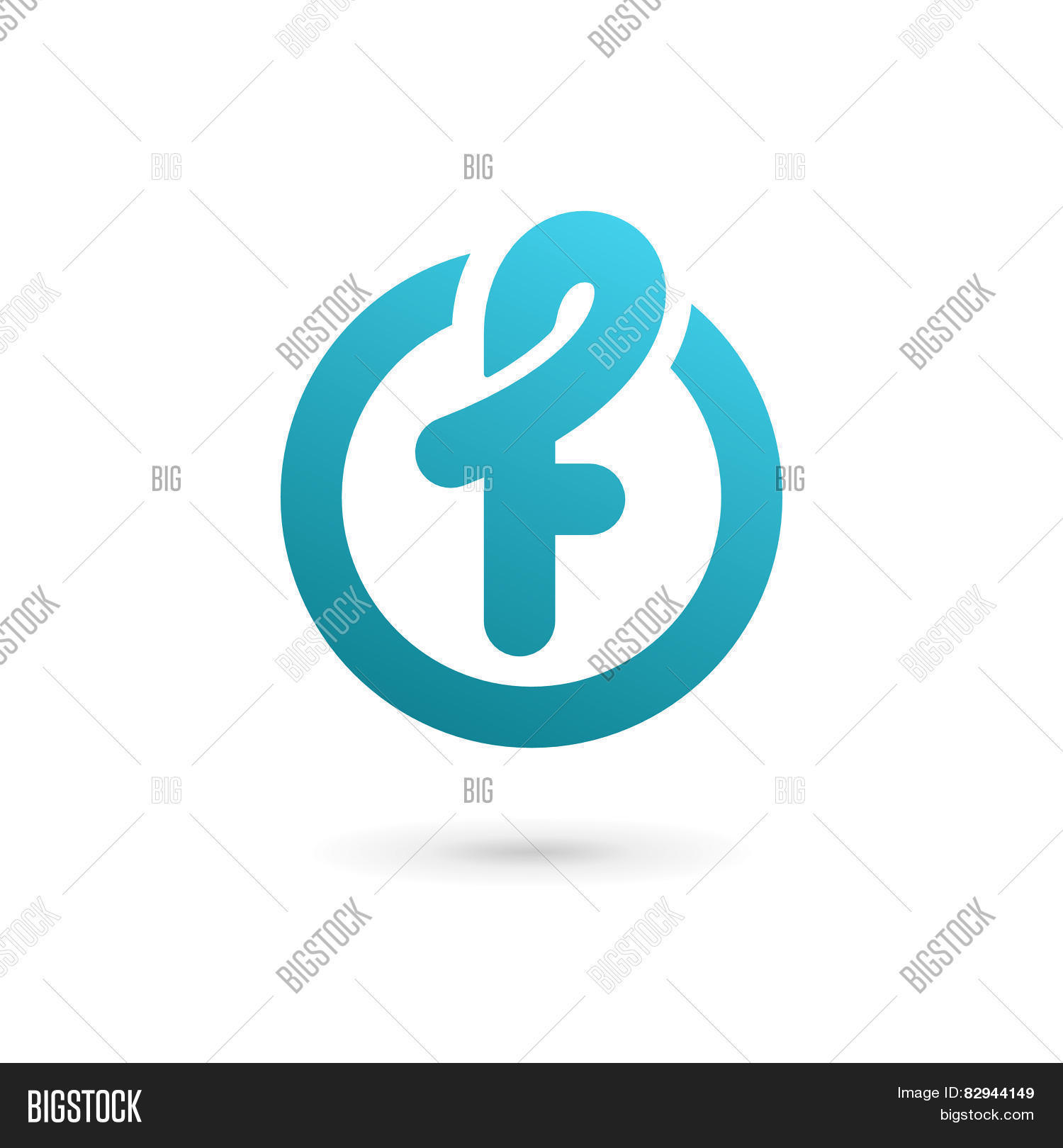 Letter F Logo Icon Vector & Photo (Free Trial) | Bigstock