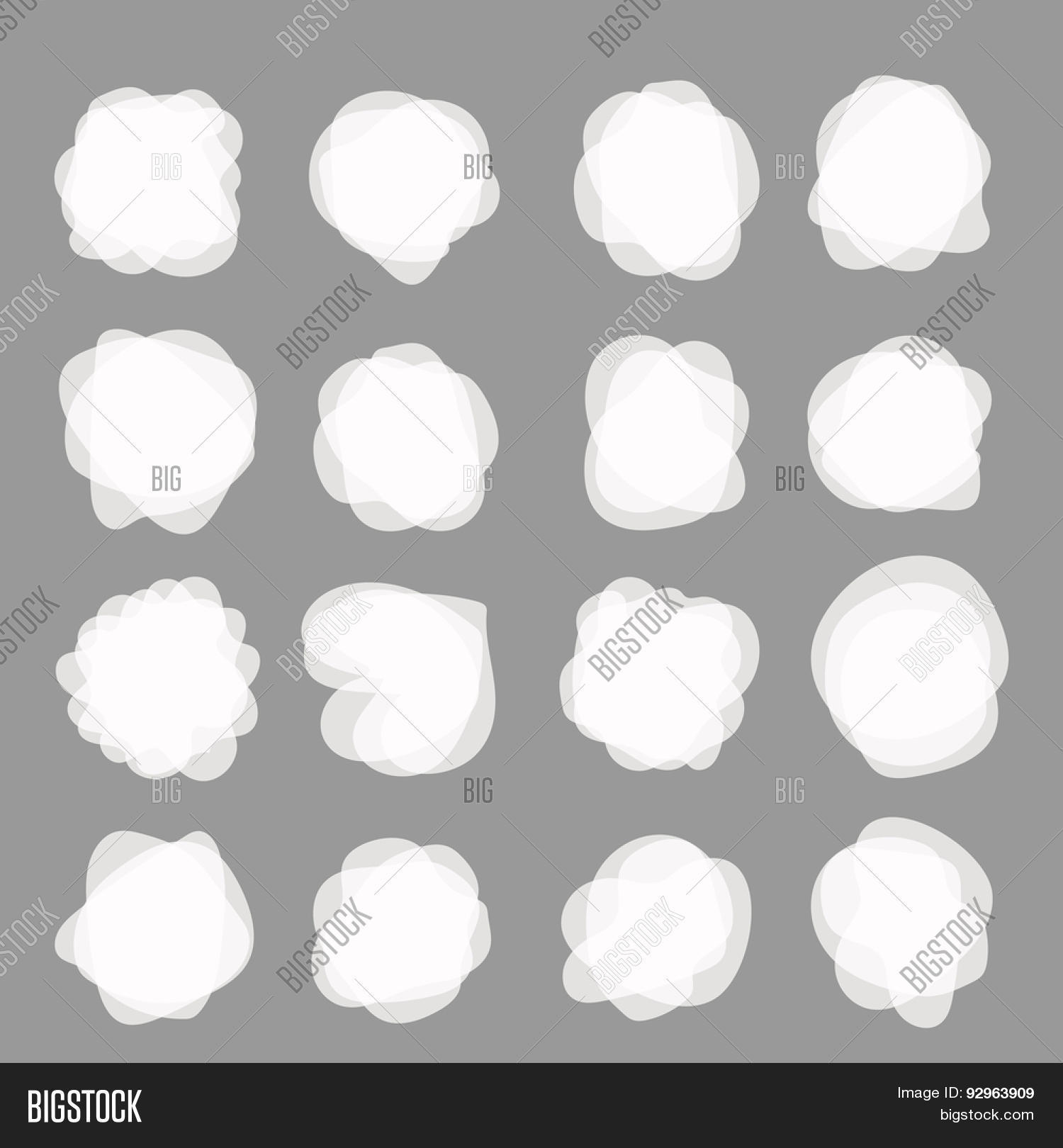 Different White Blobs Vector & Photo (Free Trial) | Bigstock
