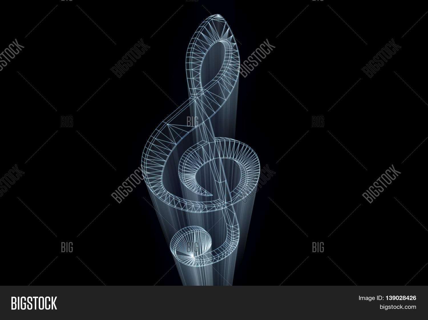 3D Music Note Image & Photo (Free Trial) | Bigstock
