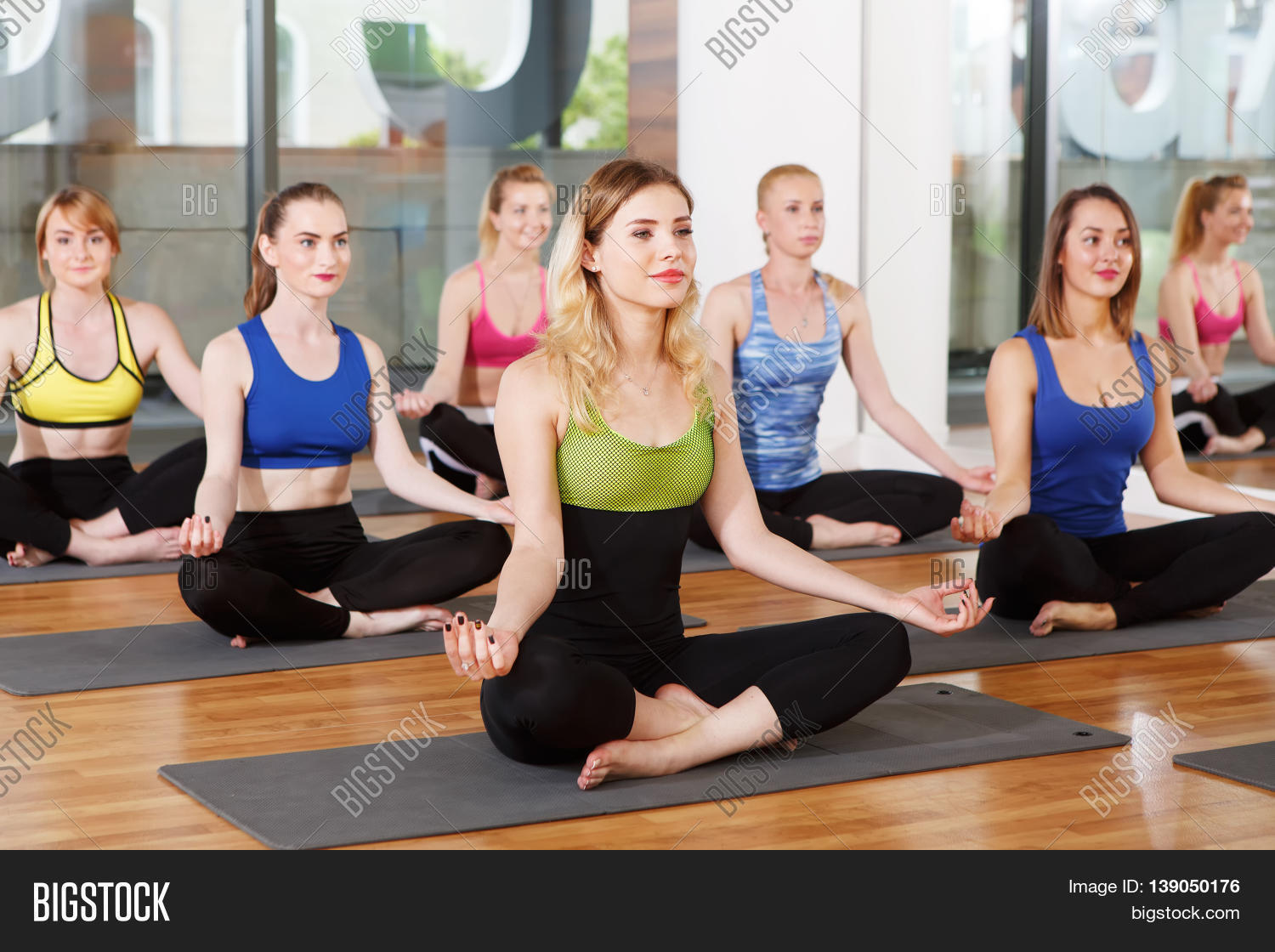 Yoga Relaxation. Group Image & Photo (Free Trial) | Bigstock