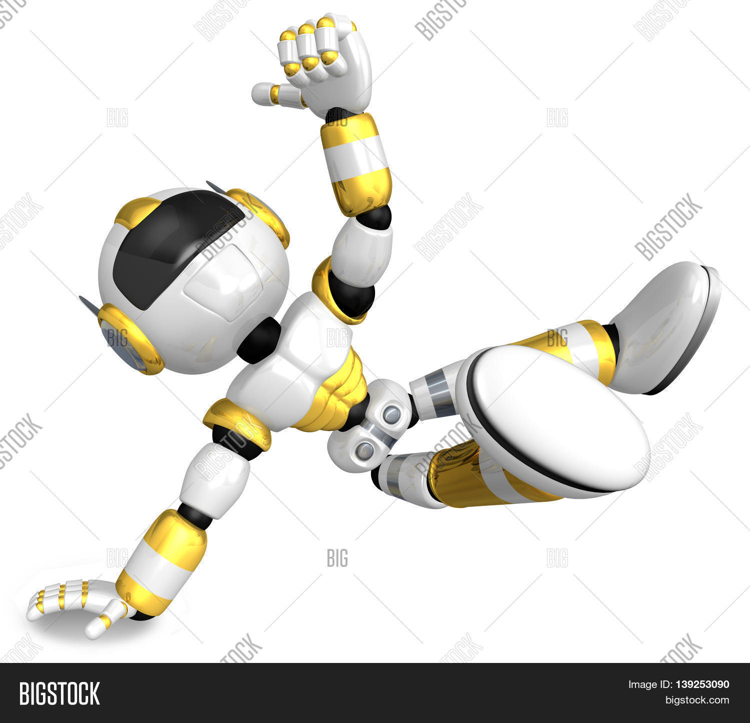 Gold Robot Character Image & Photo (Free Trial) | Bigstock