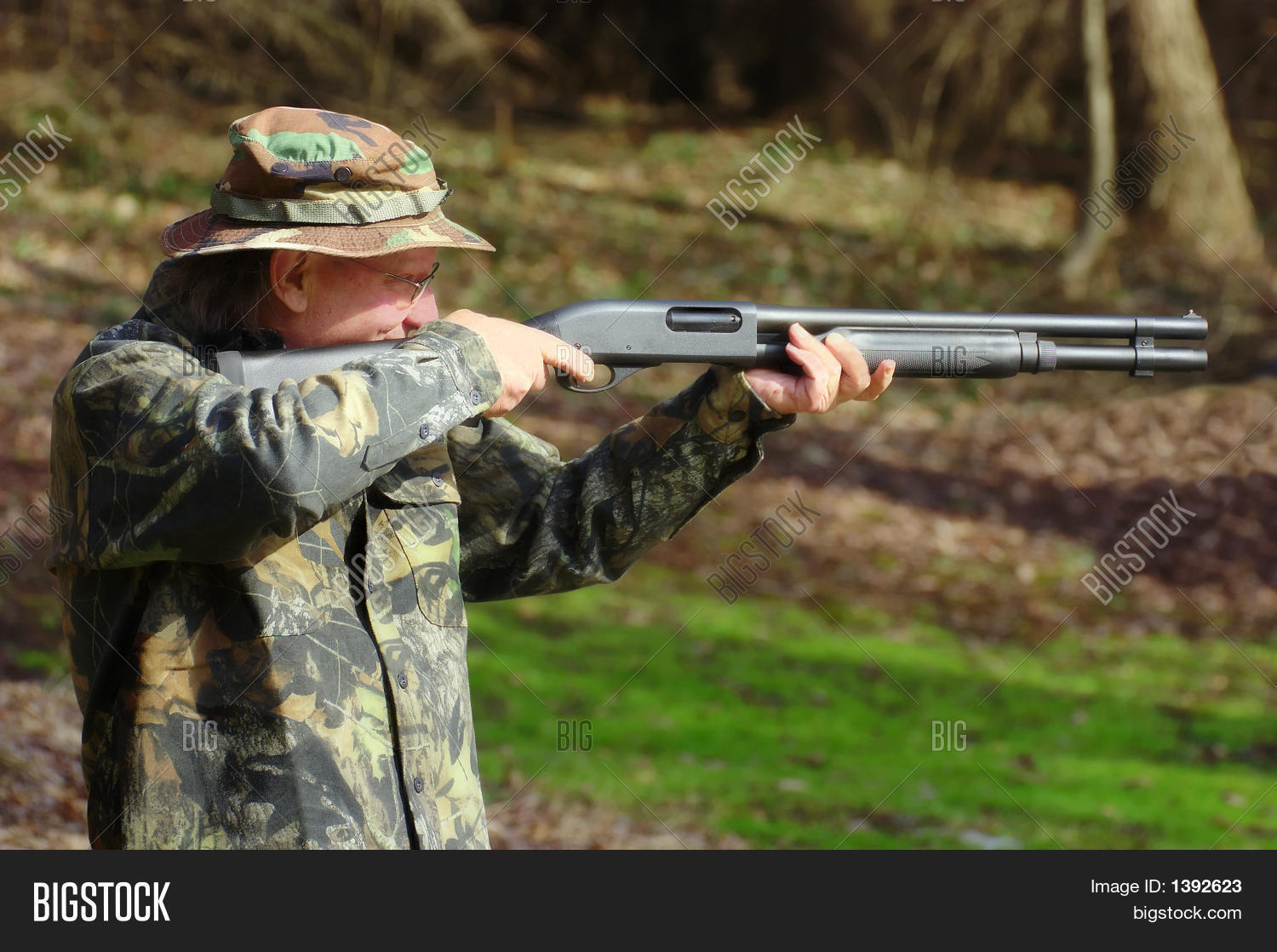 Man Shotgun Taking Aim Image & Photo (Free Trial) | Bigstock