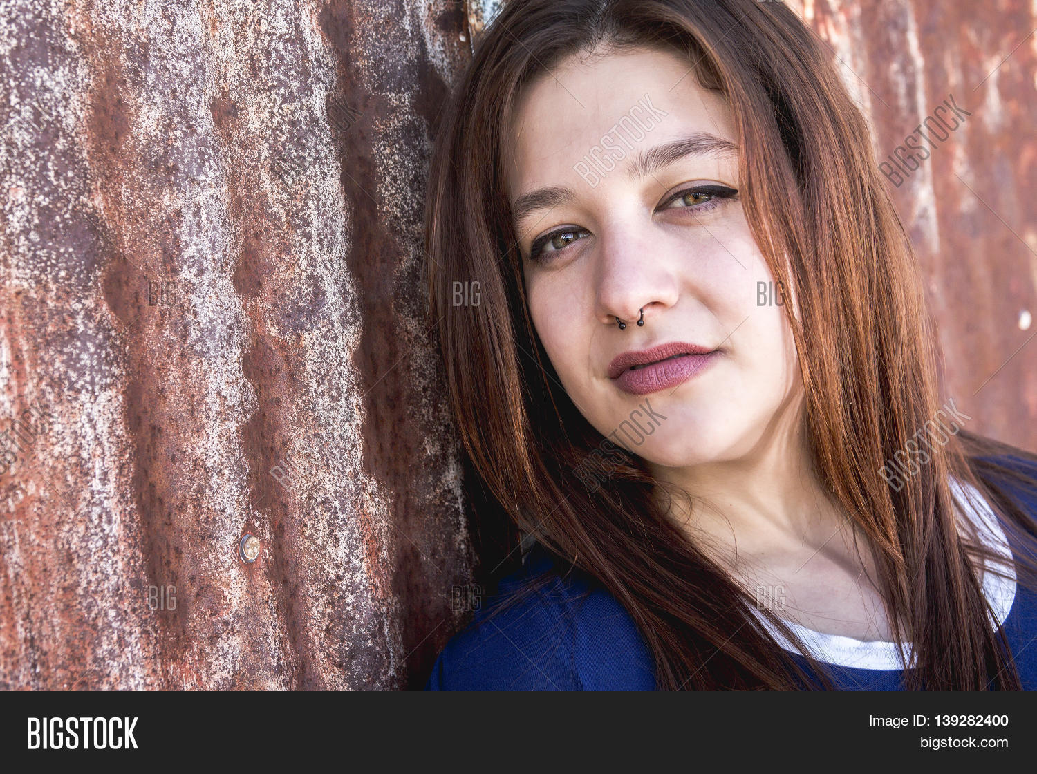 Girl By Old Barn Image & Photo (Free Trial) | Bigstock