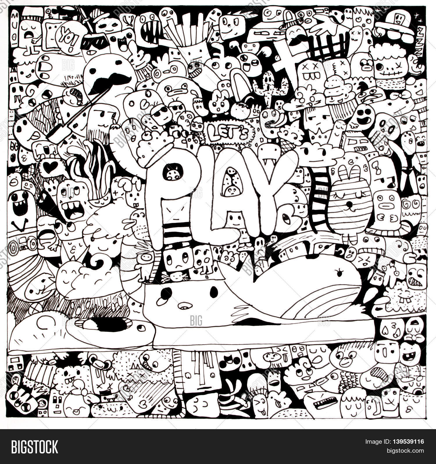 Cartoon Doodles Hand Image & Photo (Free Trial) | Bigstock