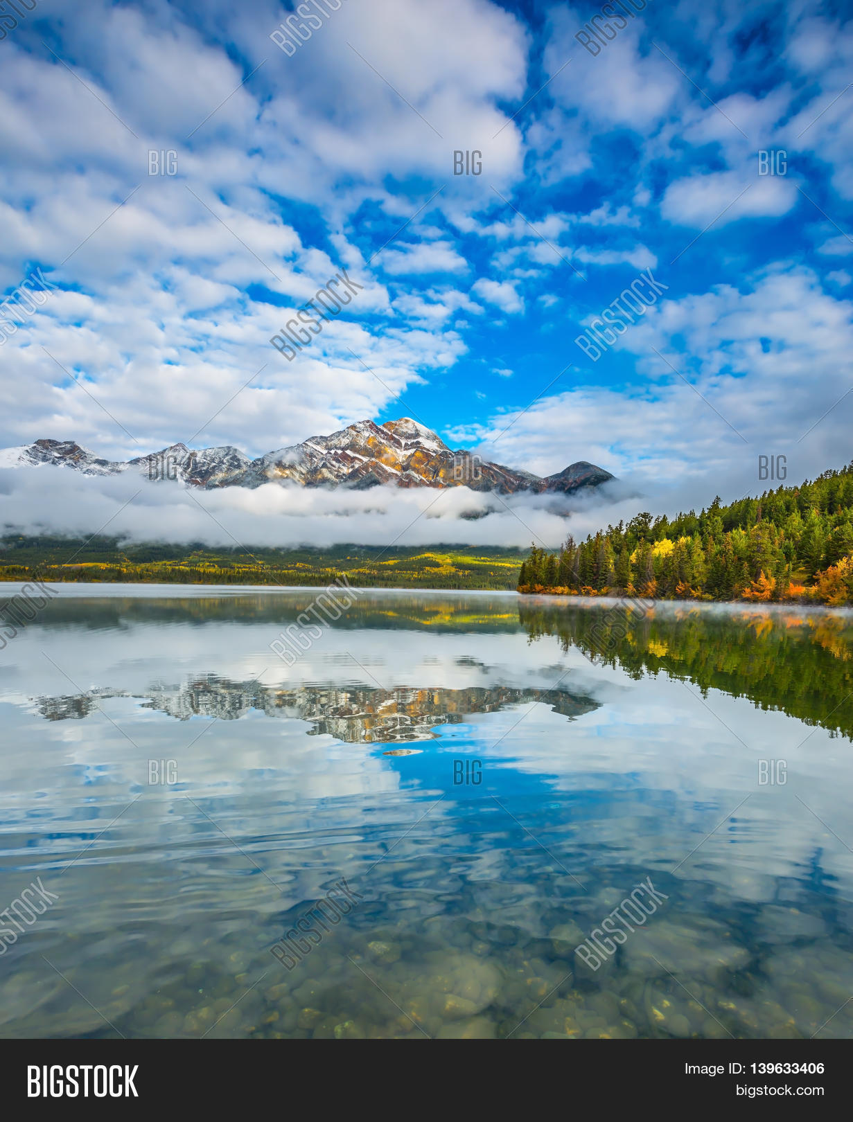 Pyramids Lake Canadian Image & Photo (Free Trial) | Bigstock